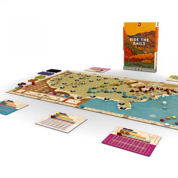 Ride the Rails - Double Dane Games - Tabletop Games - Board Games ...